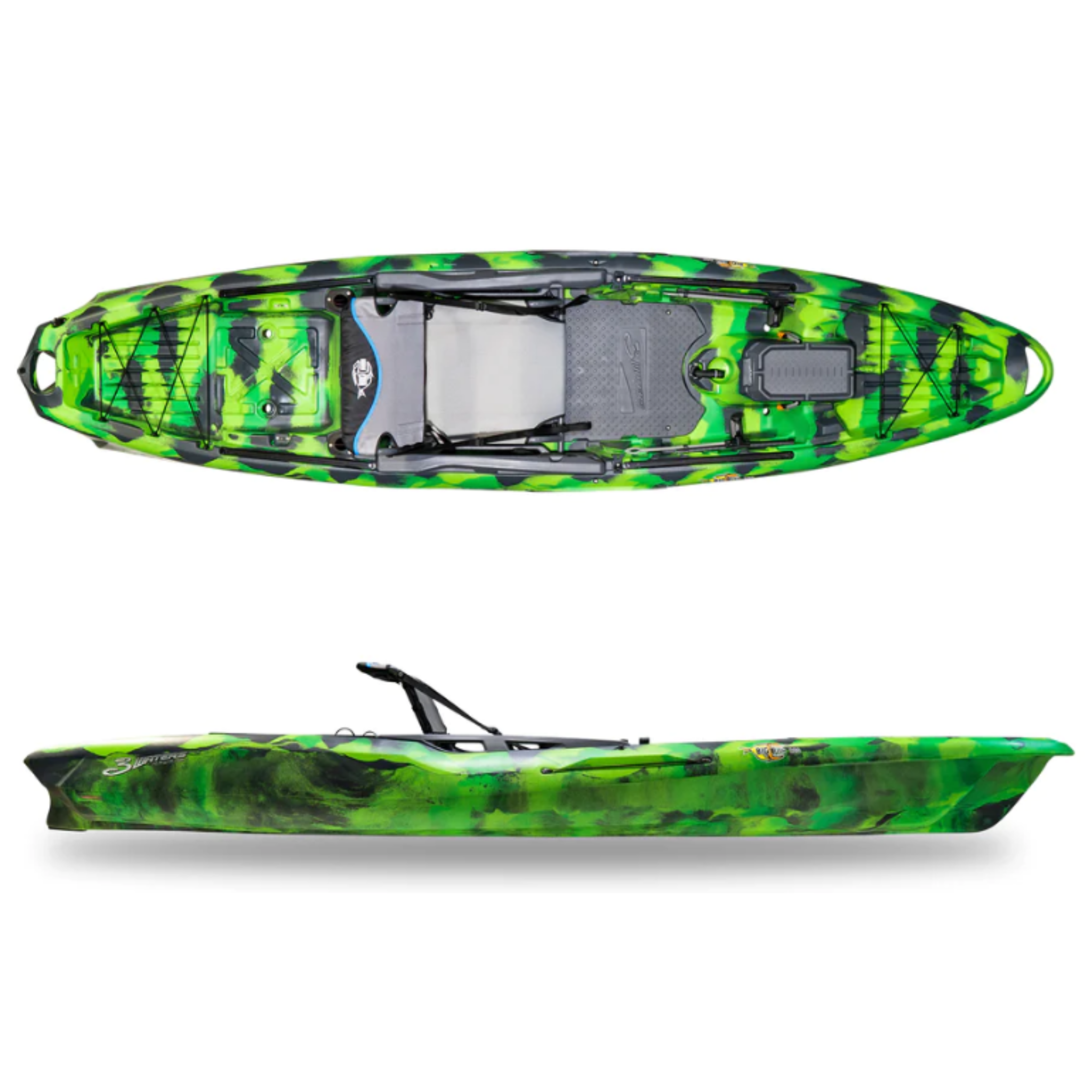 3 Waters Kayak Big Fish 120 (V2) – Kayak Junky Inc