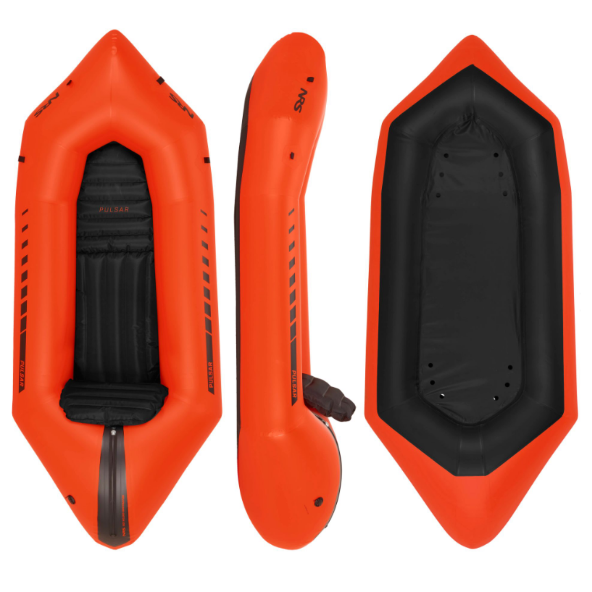 NRS Pulsar Pack Raft Orange – Kayak Junky Inc